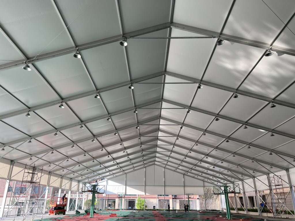 Basketball Court Tents: Modular Structures with Quick Assembly Using ...